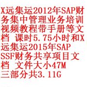 SAP SSF财务共享服务中心项目及培训视频 – 开源资料库