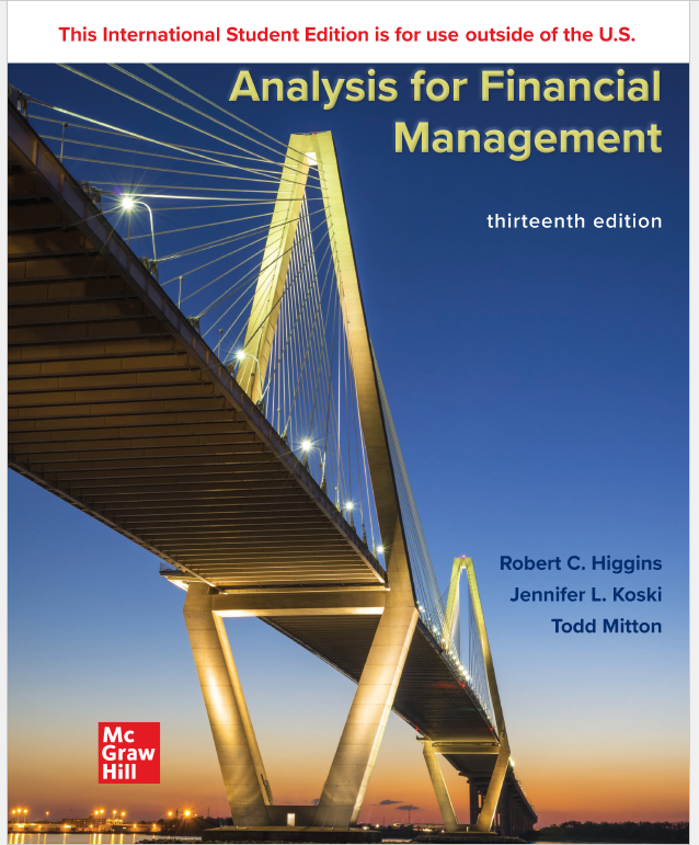 英文版-ISE-Analysis for Financial Management 13th edition 共465页 ROBERT C ...